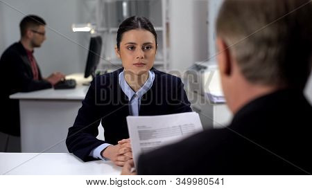 Boss Checking Female Image & Photo (Free Trial) | Bigstock