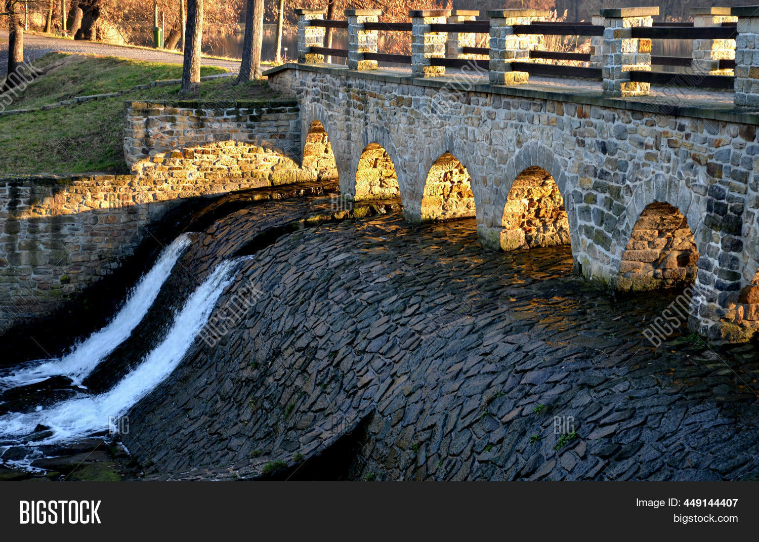 Dam Breeding Fish Pond Image & Photo (Free Trial) | Bigstock