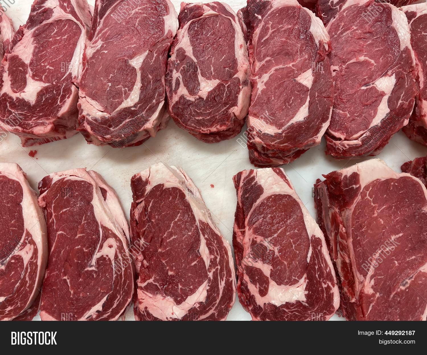 Raw Ribeye Steak Cuts Image & Photo (Free Trial) | Bigstock