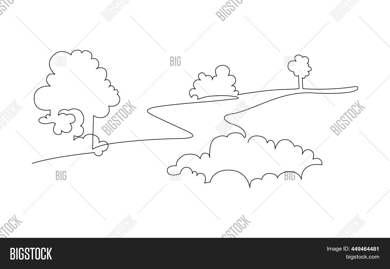 Landscape Park Path Image & Photo (Free Trial) | Bigstock