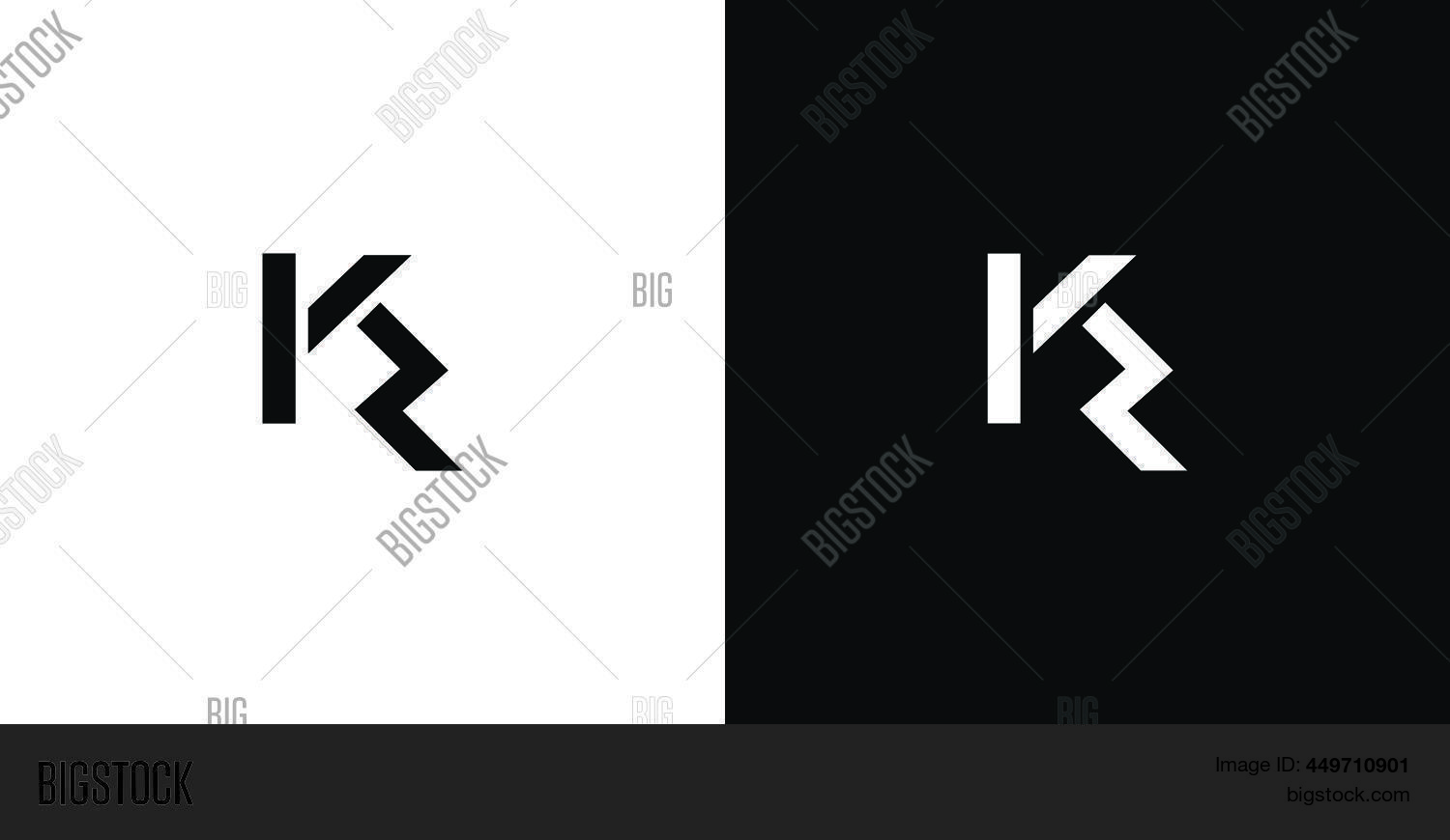 Simple Unique Kr Vector & Photo (Free Trial) | Bigstock