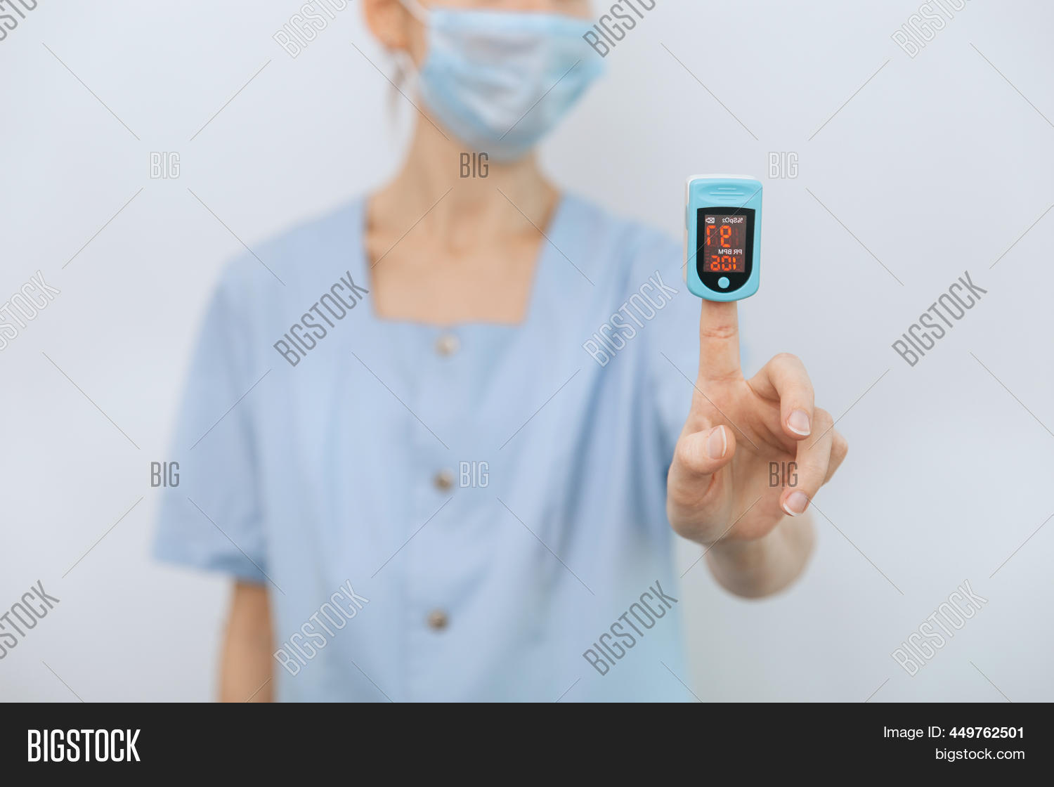 Pulse Oximeter Hand Image & Photo (Free Trial) | Bigstock
