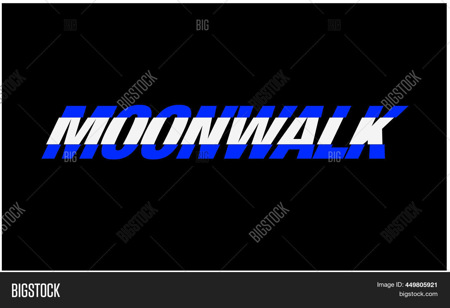 Moonwalk Shop Monogram Image & Photo (Free Trial) | Bigstock