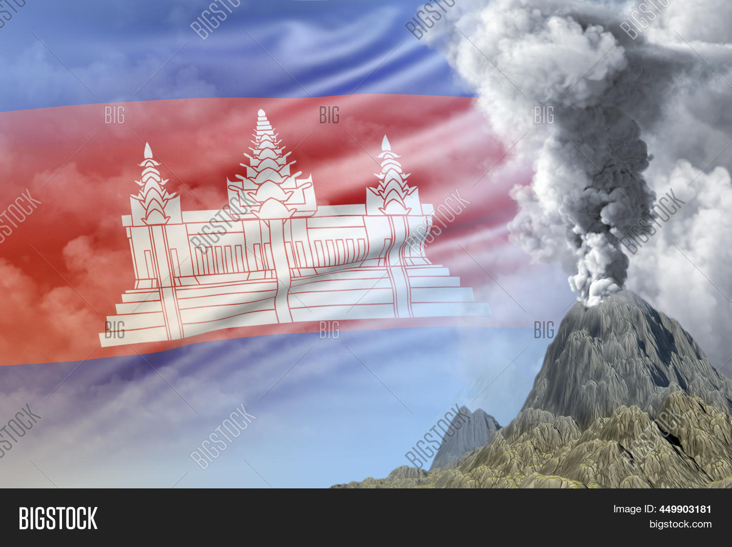 Big Volcano Blast Image & Photo (Free Trial) | Bigstock