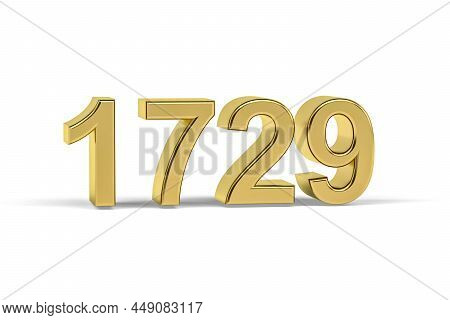 Golden 3d Number 1729 Image & Photo (Free Trial) | Bigstock
