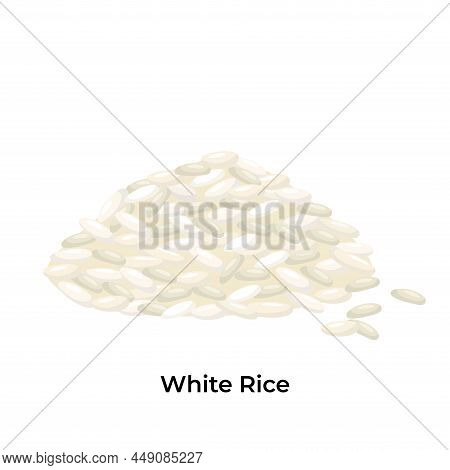 White Rice. Vector Vector & Photo (Free Trial) | Bigstock