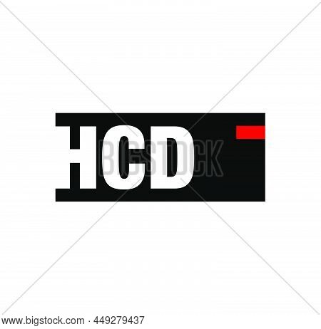 Hcd Letters Company Vector & Photo (Free Trial) | Bigstock