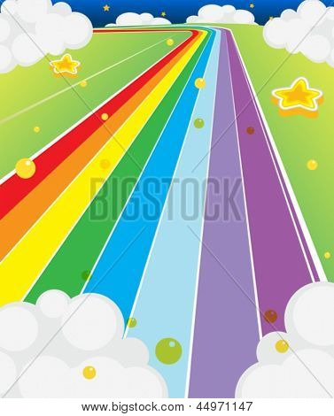 Rainbow Pathways Images, Illustrations & Vectors (Free) - Bigstock