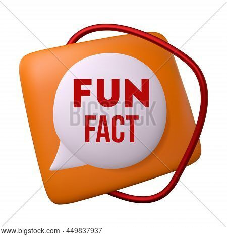 3d Fun Fact Label. Vector & Photo (Free Trial) | Bigstock