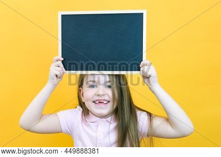 Girl Holding Board Image & Photo (Free Trial) | Bigstock