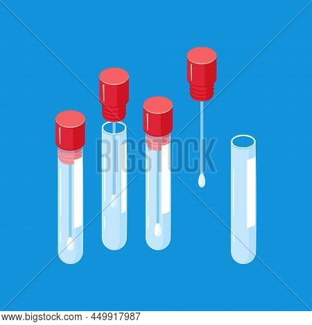 Pcr Test, Vector Icon Vector & Photo (Free Trial) | Bigstock
