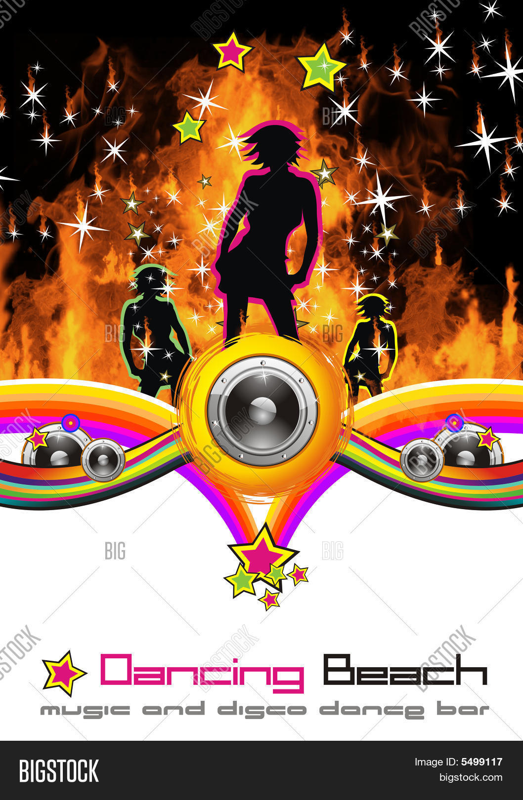 Abstract Music Flyer Image & Photo (Free Trial) | Bigstock