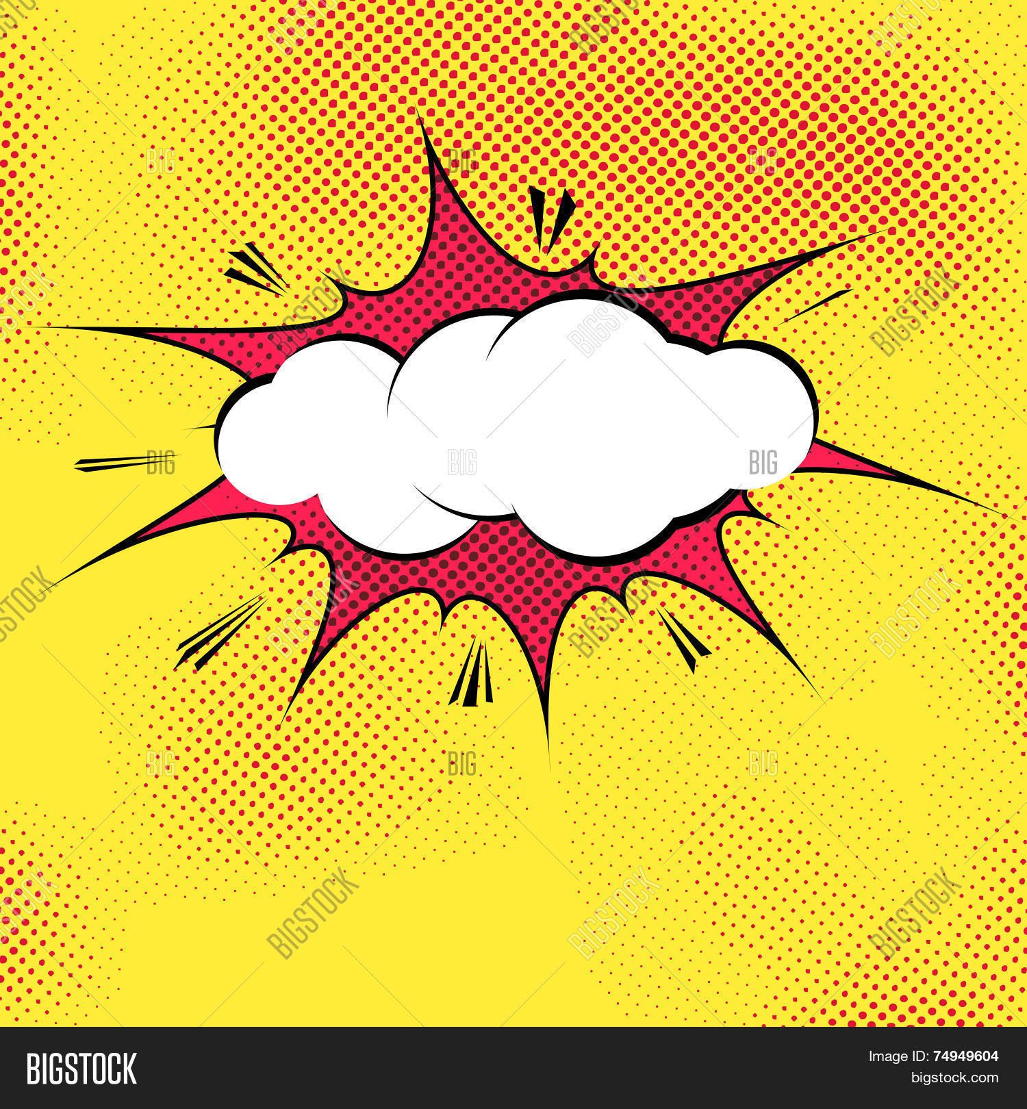 Speech Bubble Pop-art Vector & Photo (Free Trial) | Bigstock