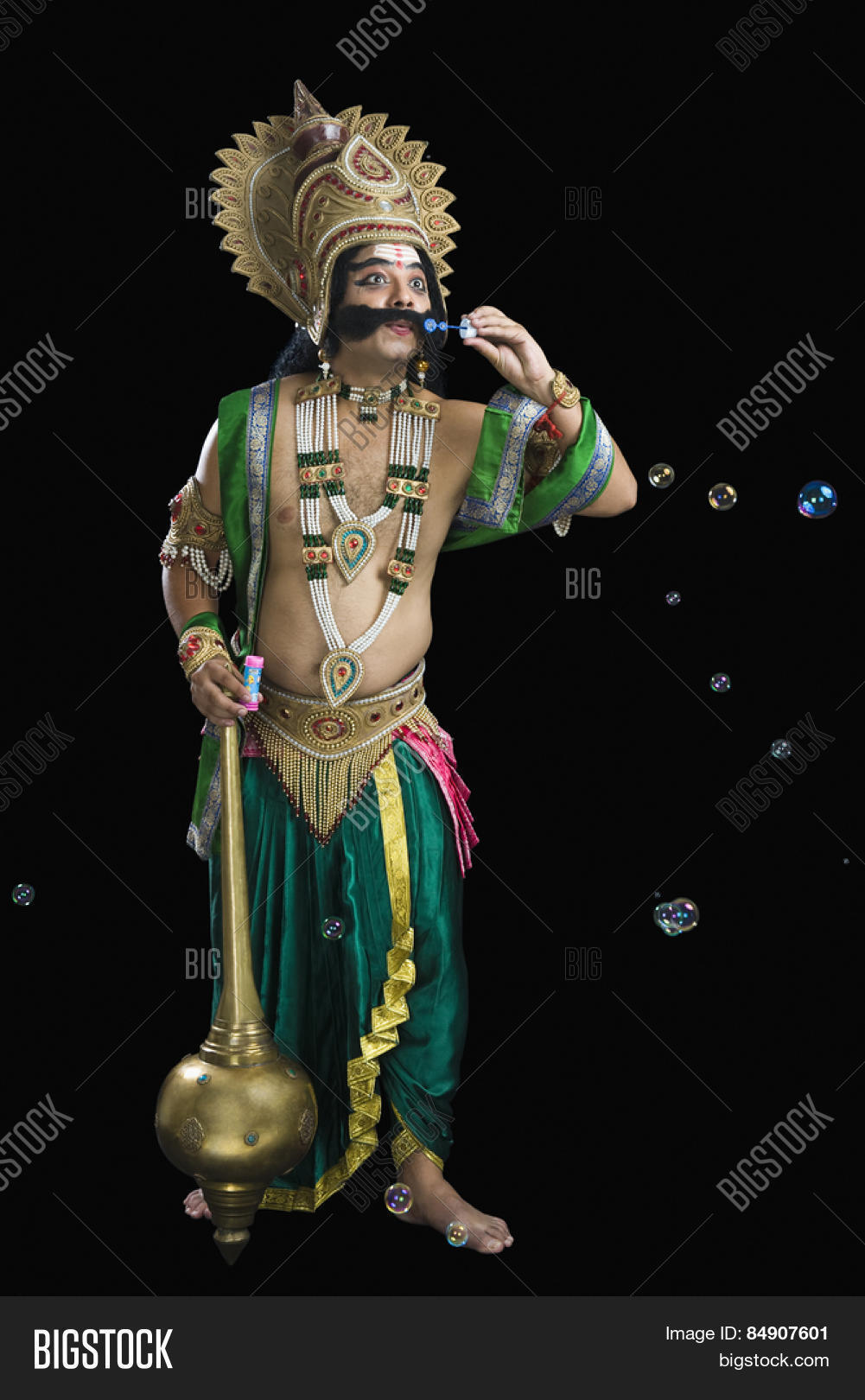 Actor Dressed- Ravana Image & Photo (Free Trial) | Bigstock
