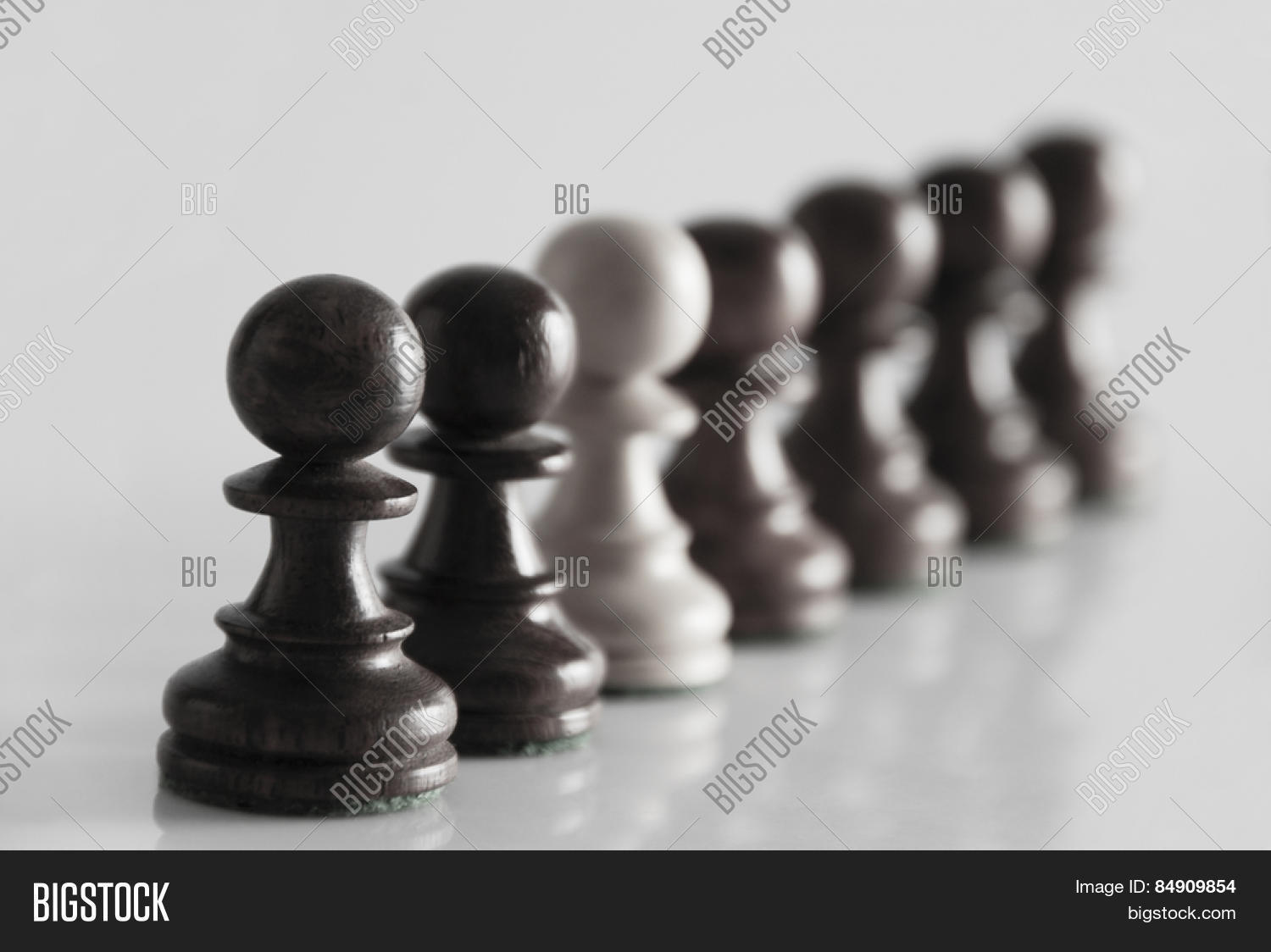 Chess Pawns Line Image & Photo (Free Trial) | Bigstock