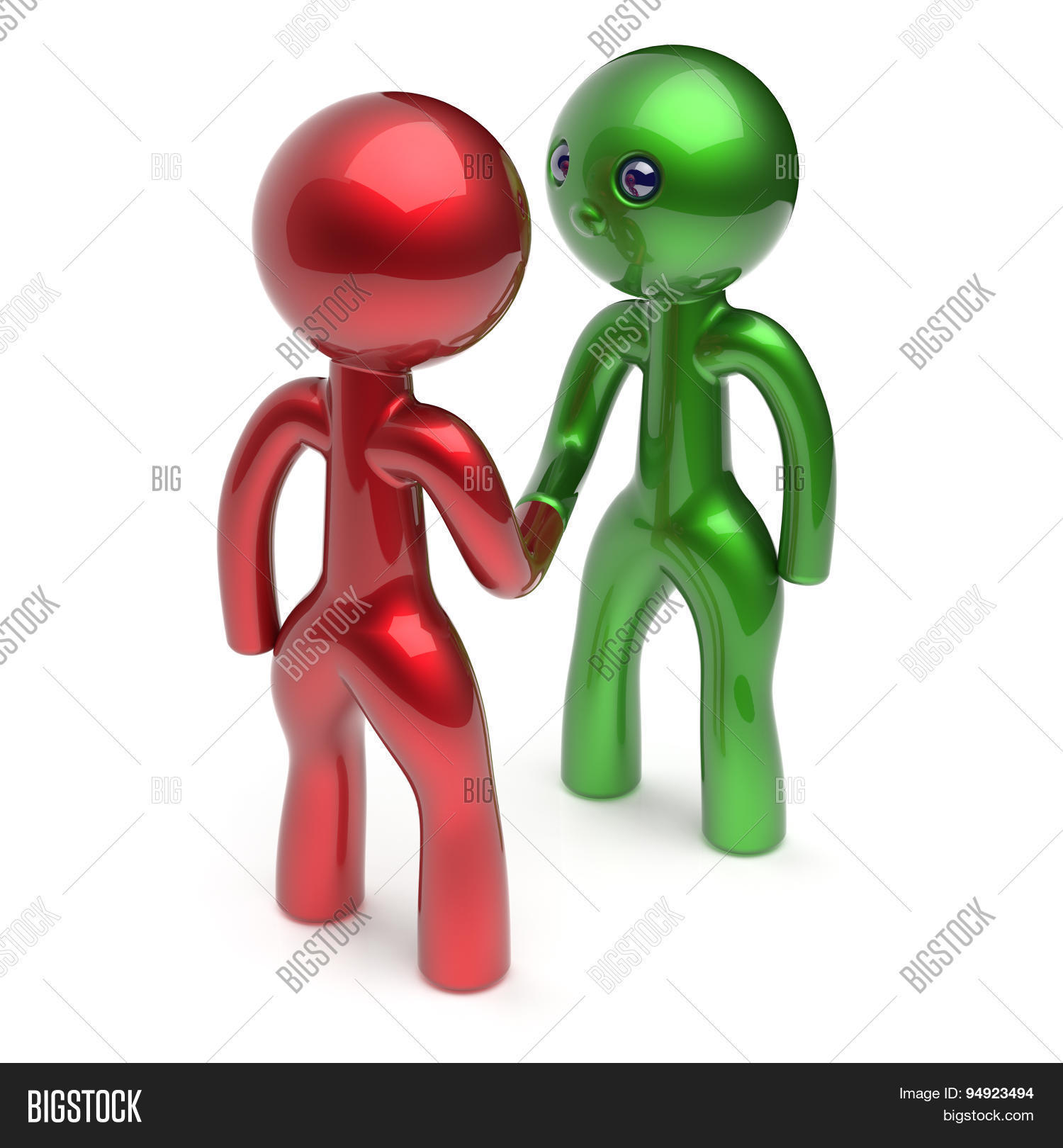 Handshake Cartoon Image & Photo (Free Trial) | Bigstock