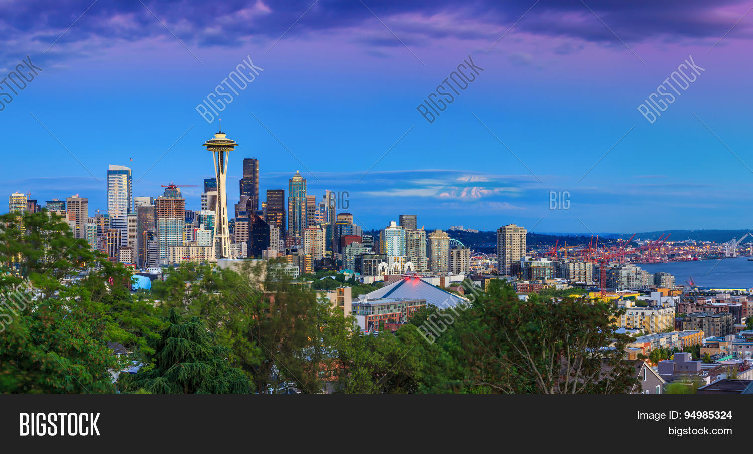 Seattle Skyline Image & Photo (Free Trial) | Bigstock
