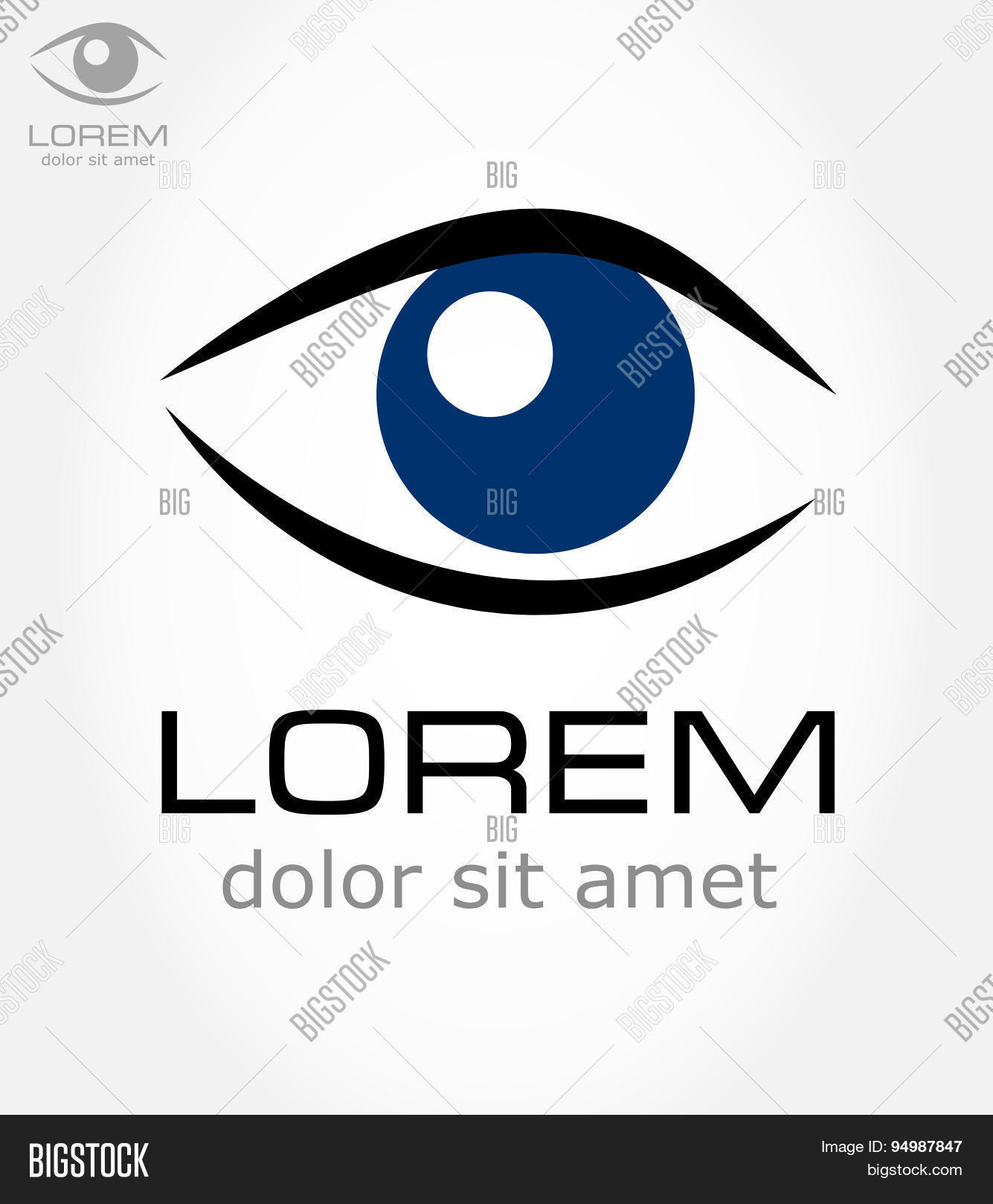 Eye Symbol. Eyeball. Vector & Photo (Free Trial) | Bigstock