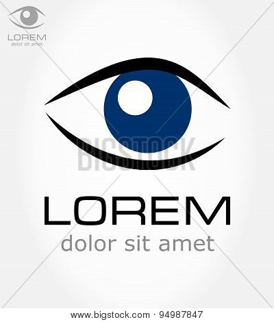 Eye Symbol. Eyeball. Vector & Photo (Free Trial) | Bigstock