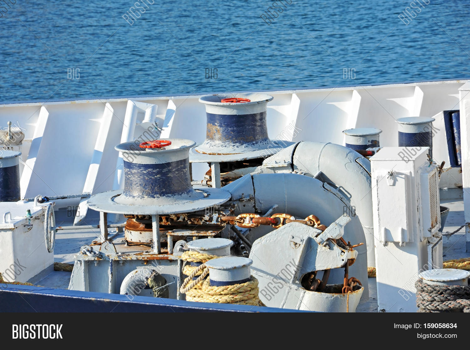 Anchor Windlass Chain Image & Photo (Free Trial) | Bigstock