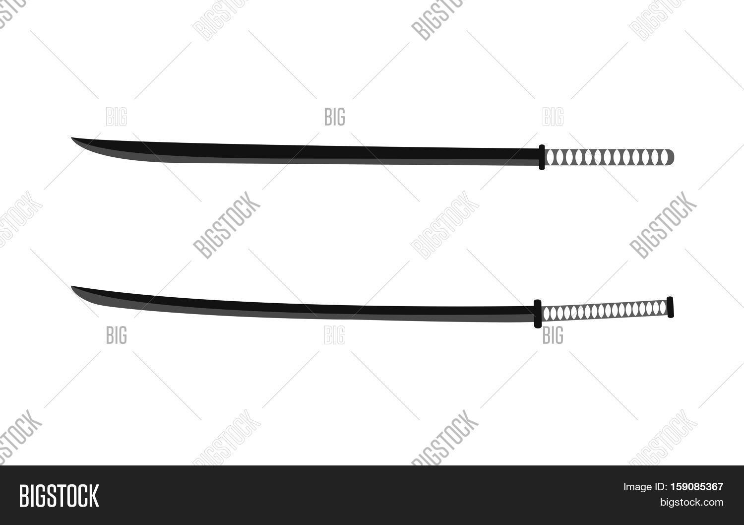 Japanese Katana. Vector & Photo (Free Trial) | Bigstock