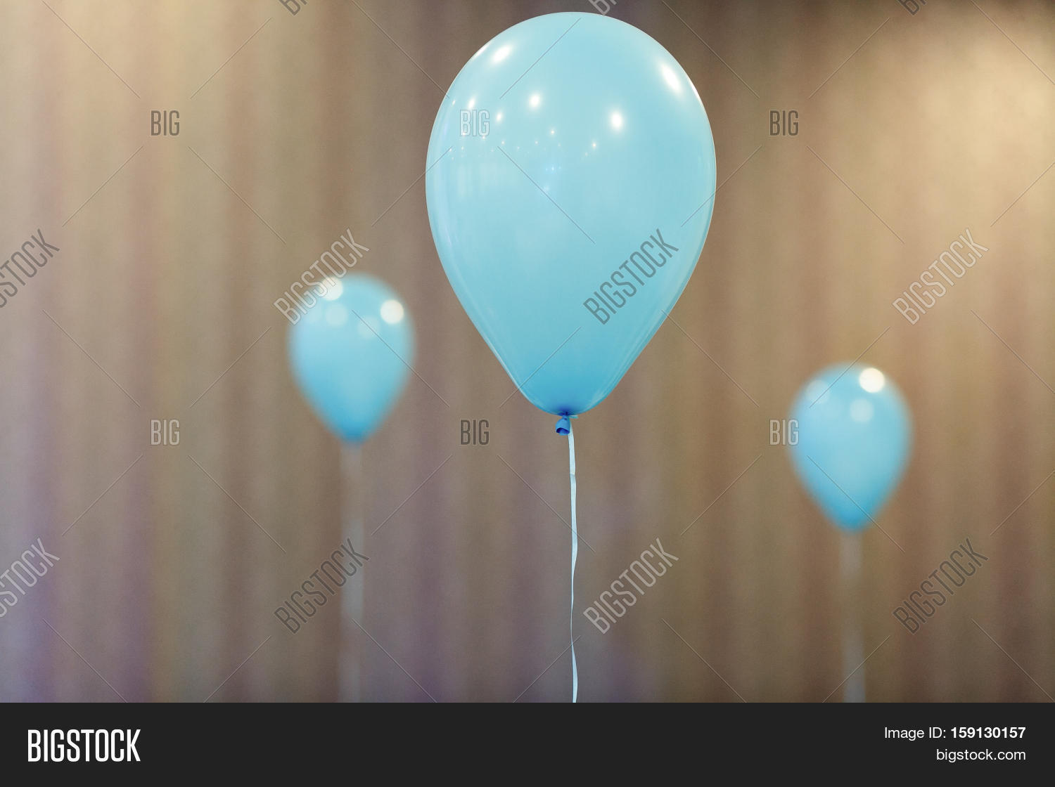 Big Blue Balloons Image & Photo (Free Trial) | Bigstock