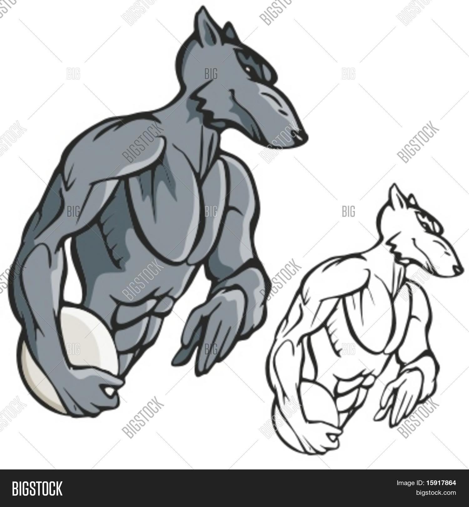Wolf Volleyball Vector & Photo (Free Trial) | Bigstock