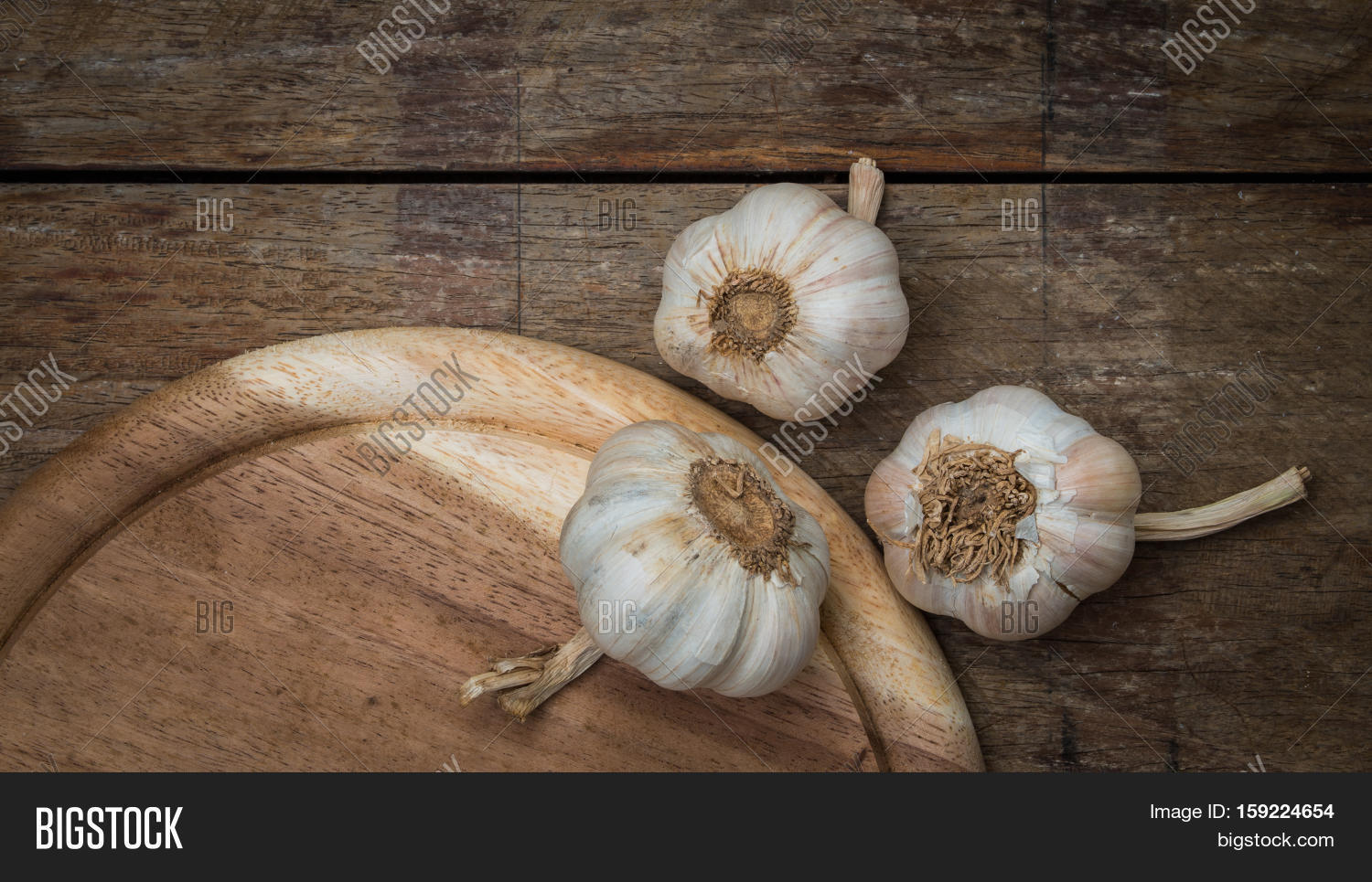 Closeup 3 Garlic Lobes Image & Photo (Free Trial) | Bigstock