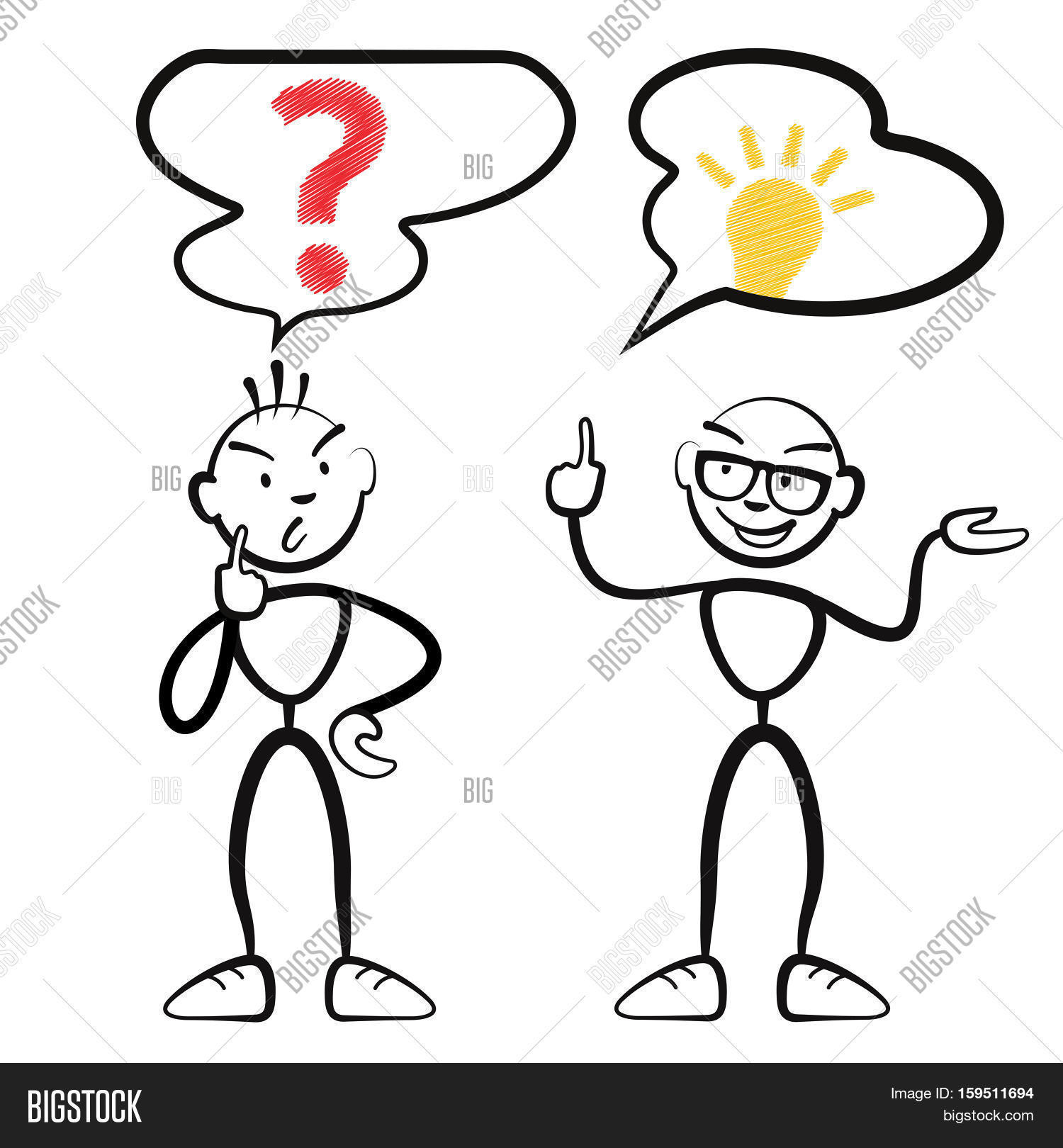 Stick Figure Vector & Photo (Free Trial) | Bigstock