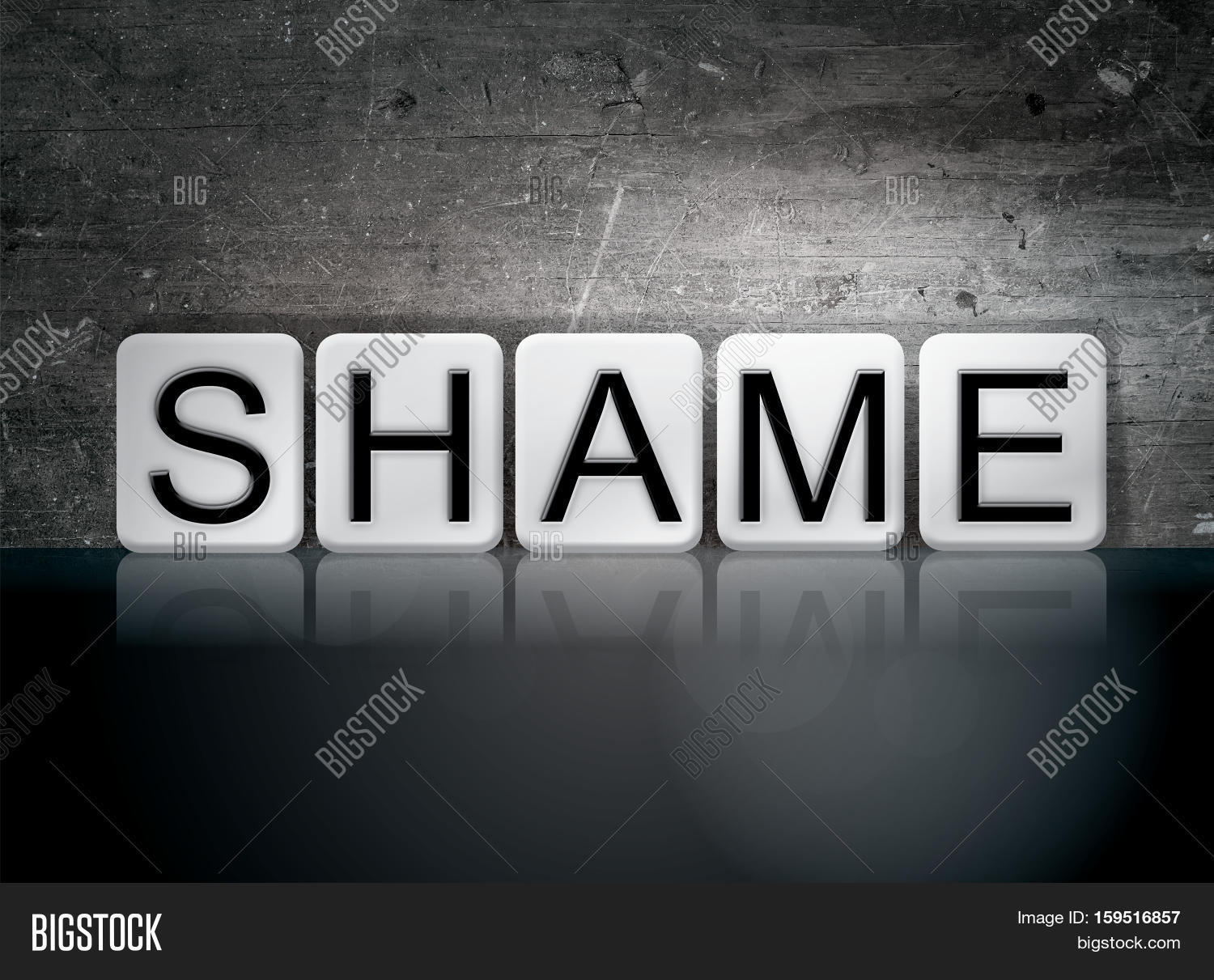 Shame Tiled Letters Image & Photo (Free Trial) | Bigstock