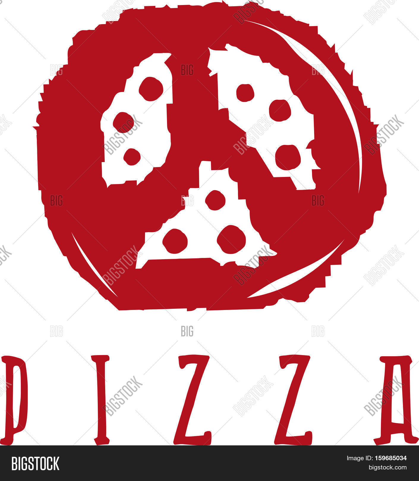 Pizza Peace Symbol Vector & Photo (Free Trial) | Bigstock