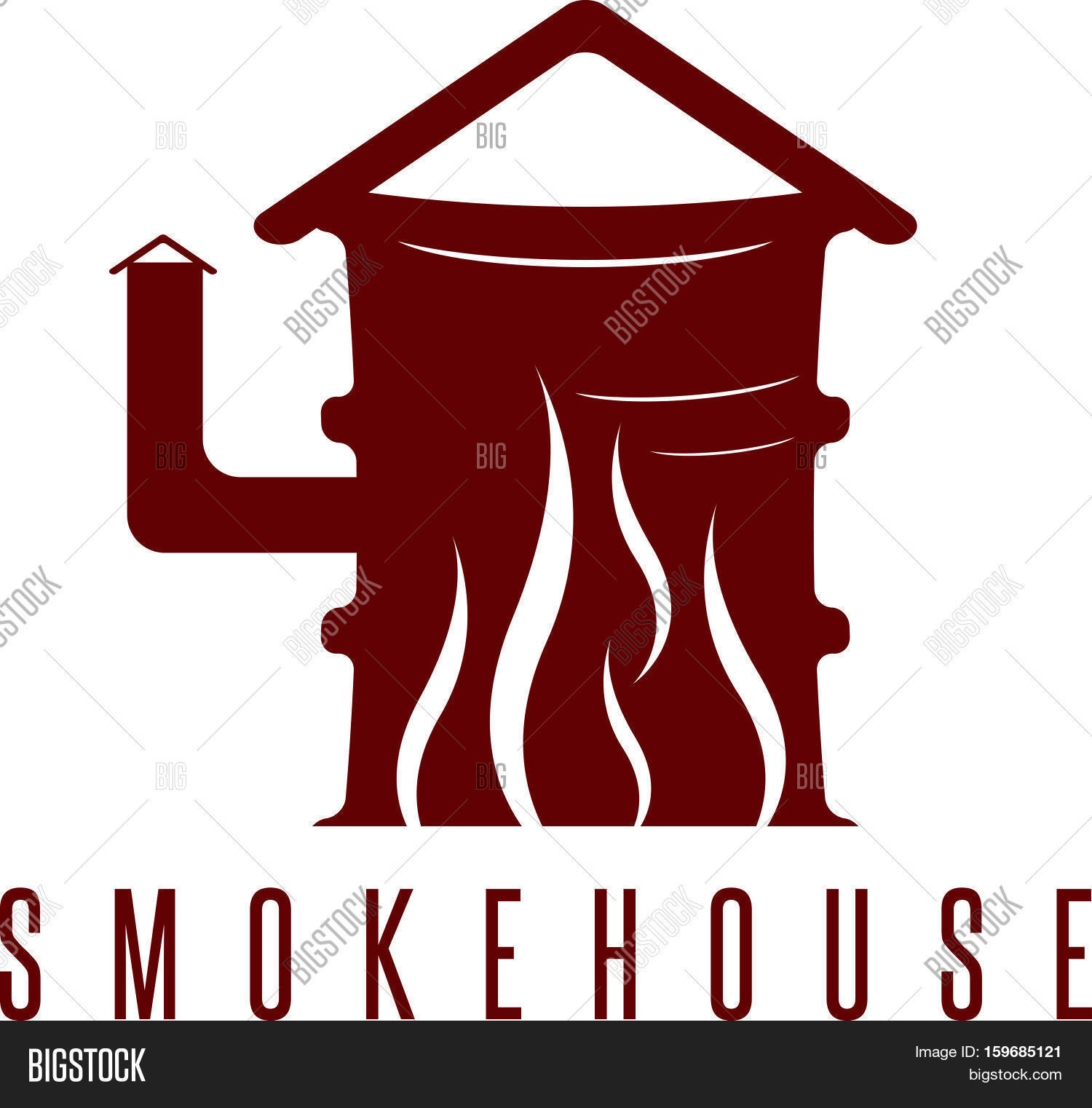Smokehouse Vector Vector & Photo (Free Trial) | Bigstock