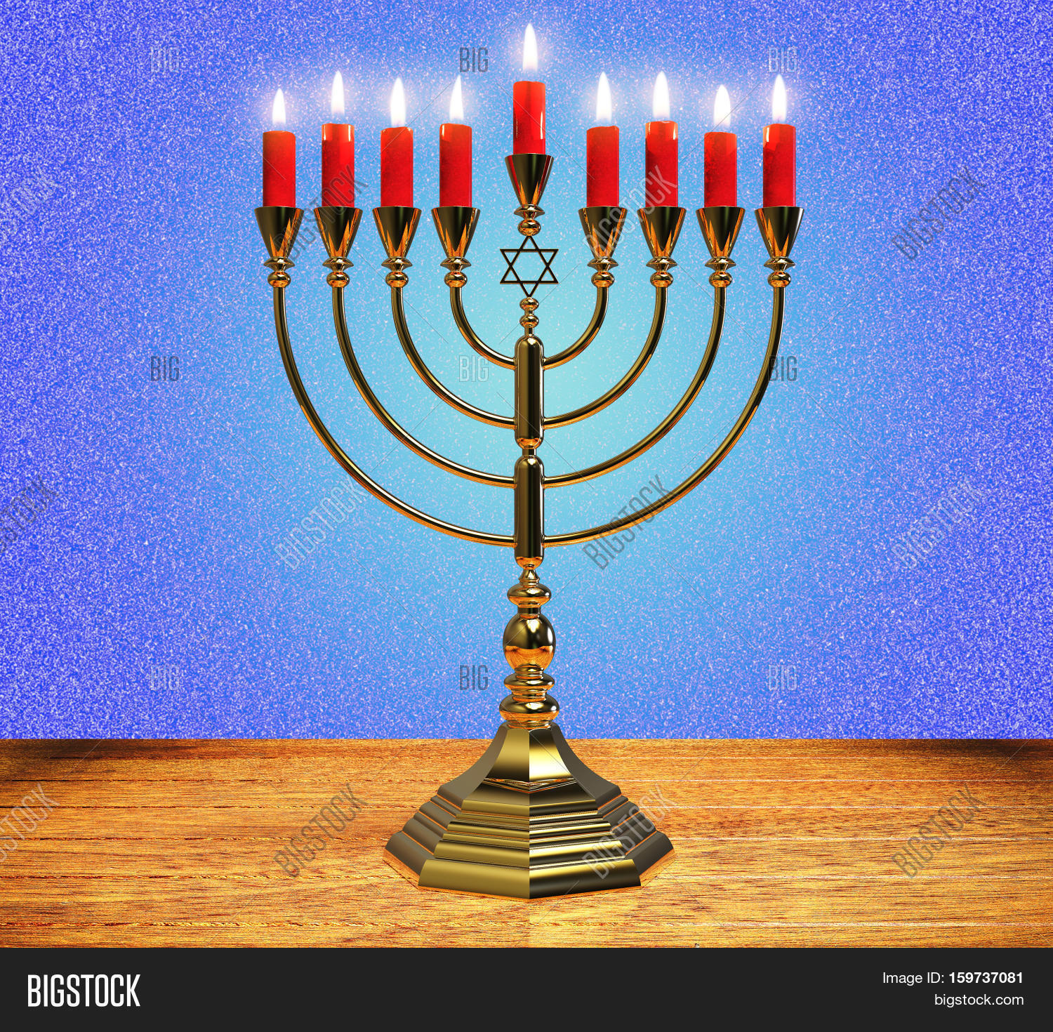 Menorah Hanukkah Lamp Image & Photo (Free Trial) | Bigstock