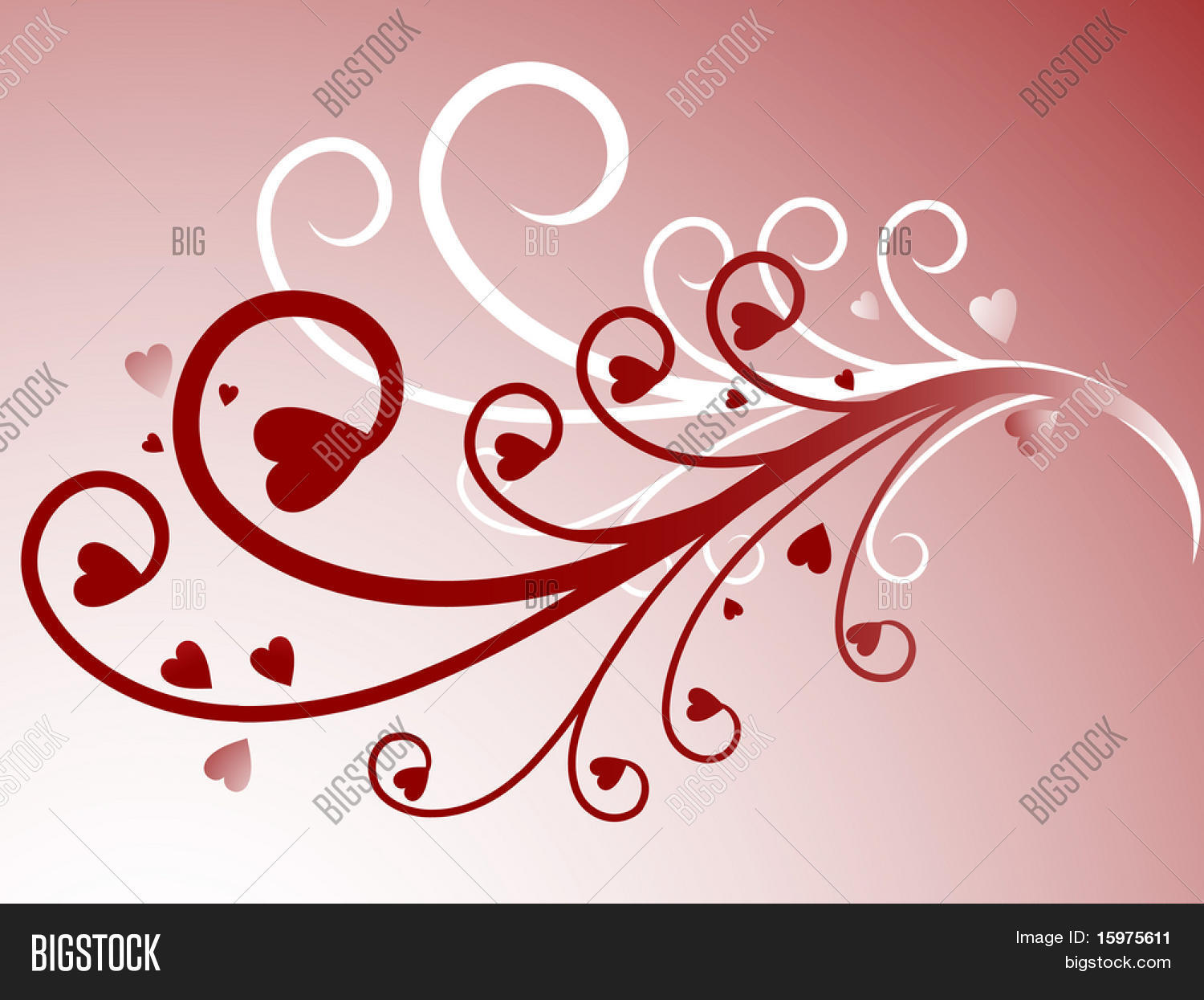 Heart Filigree Vector & Photo (Free Trial) | Bigstock