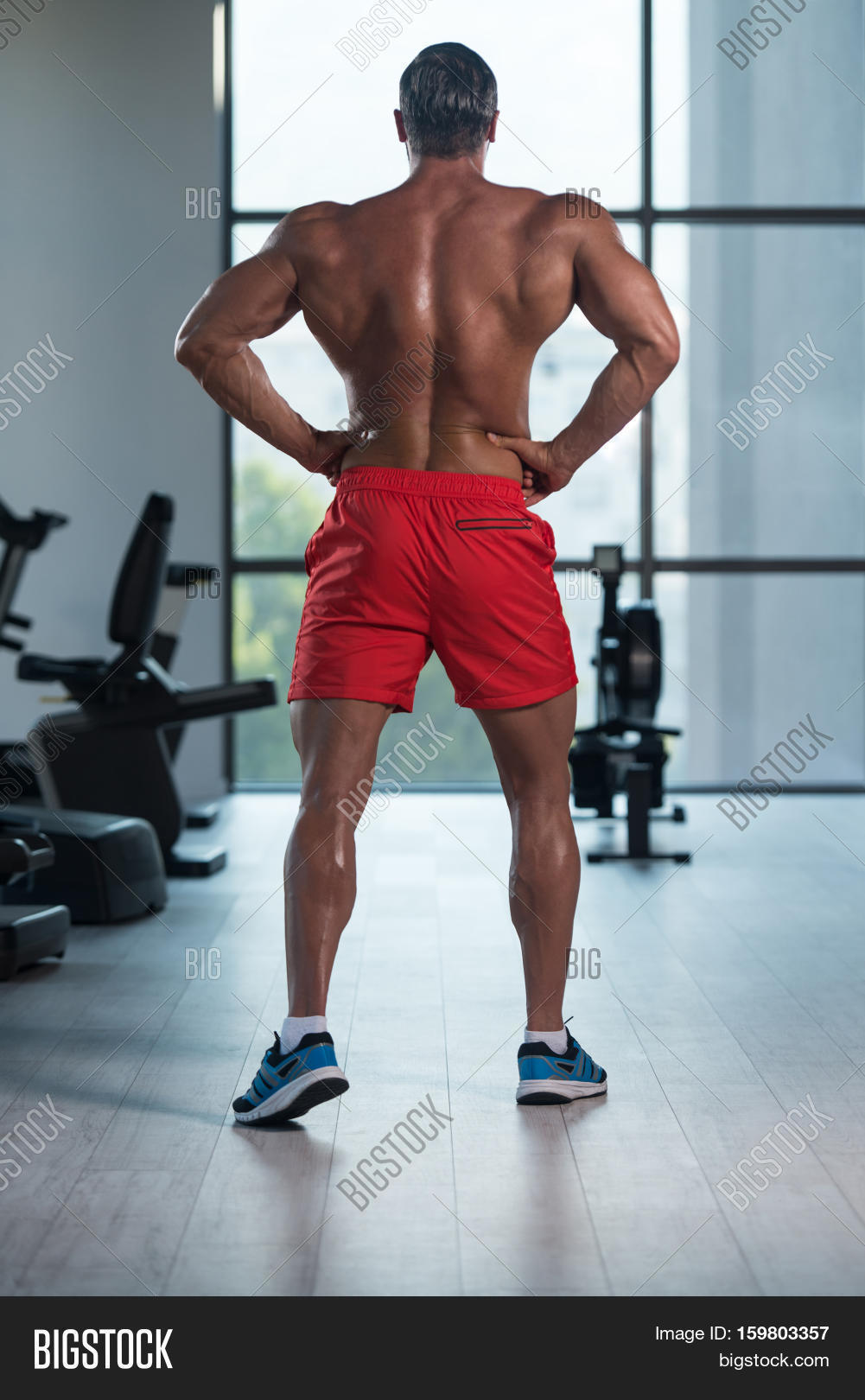 Muscular Man Flexing Image & Photo (Free Trial) | Bigstock