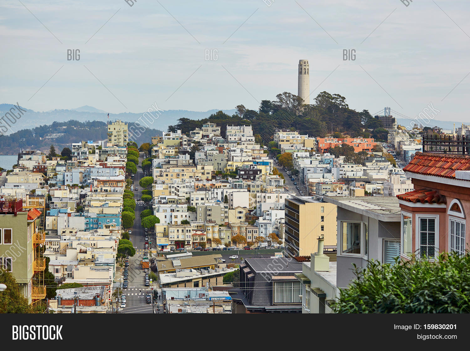 Scenic View Coit Tower Image & Photo (Free Trial) | Bigstock