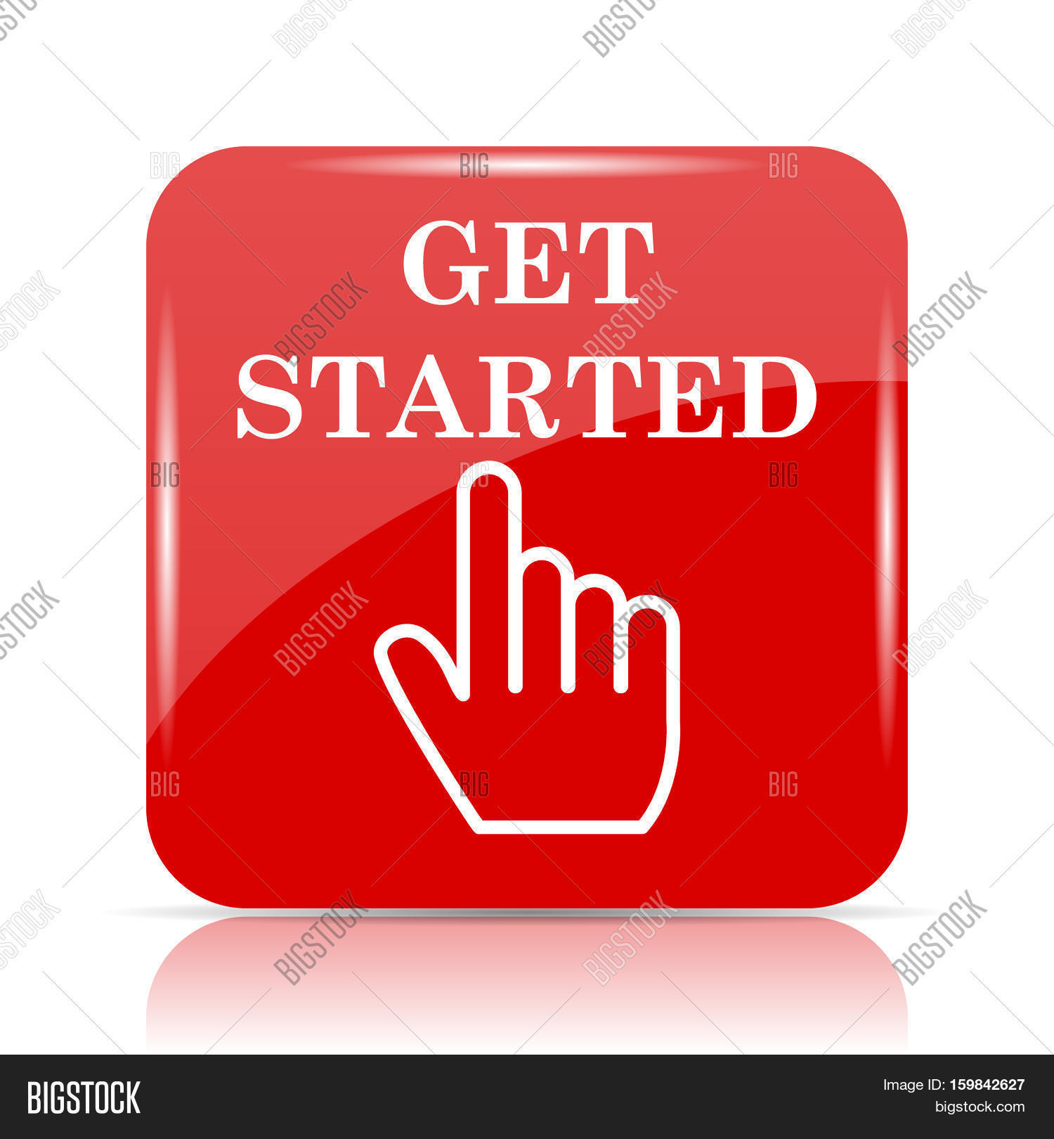 Get Started Icon Image & Photo (Free Trial) | Bigstock