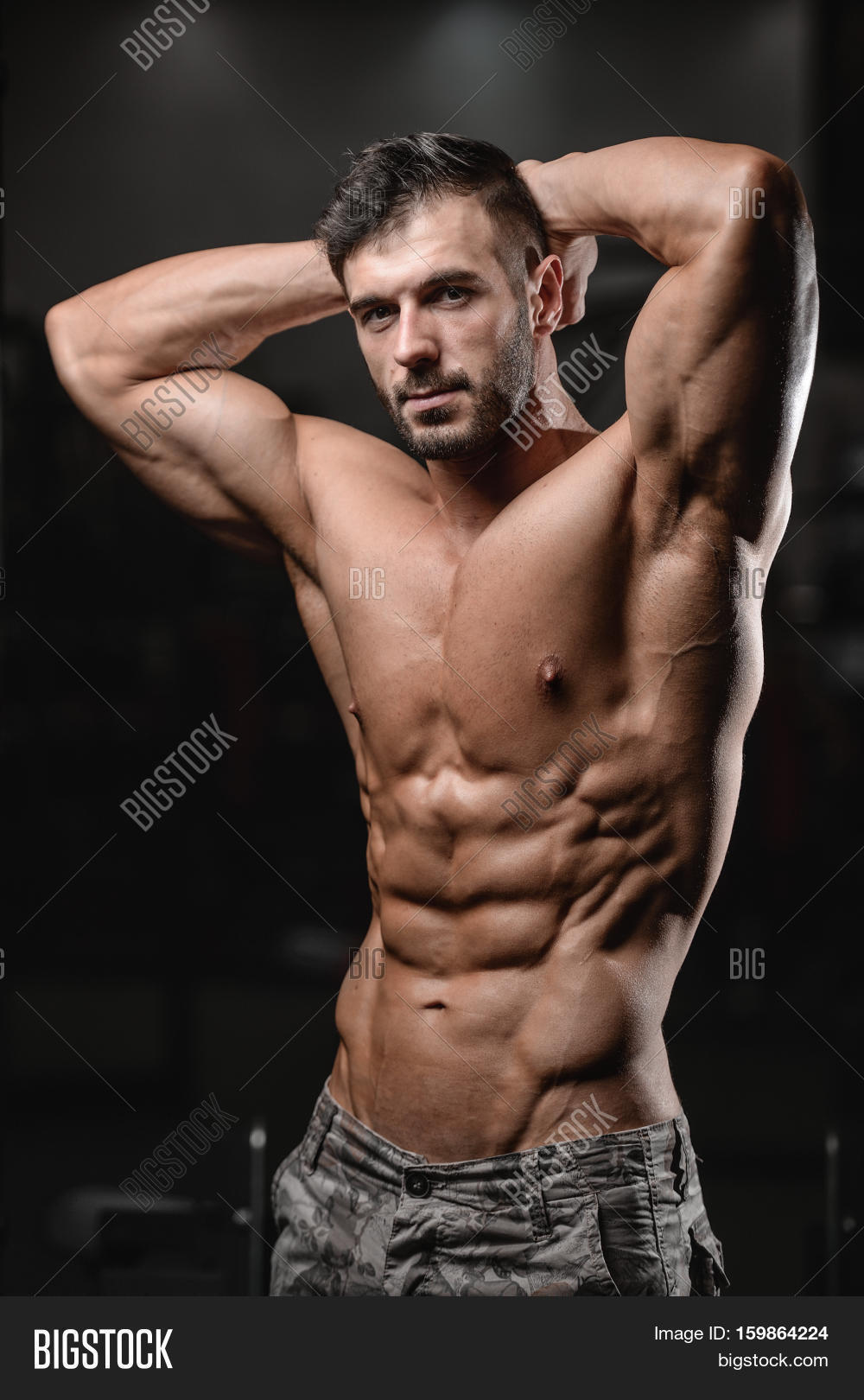 Close Strong Abs Guy Image & Photo (Free Trial) | Bigstock