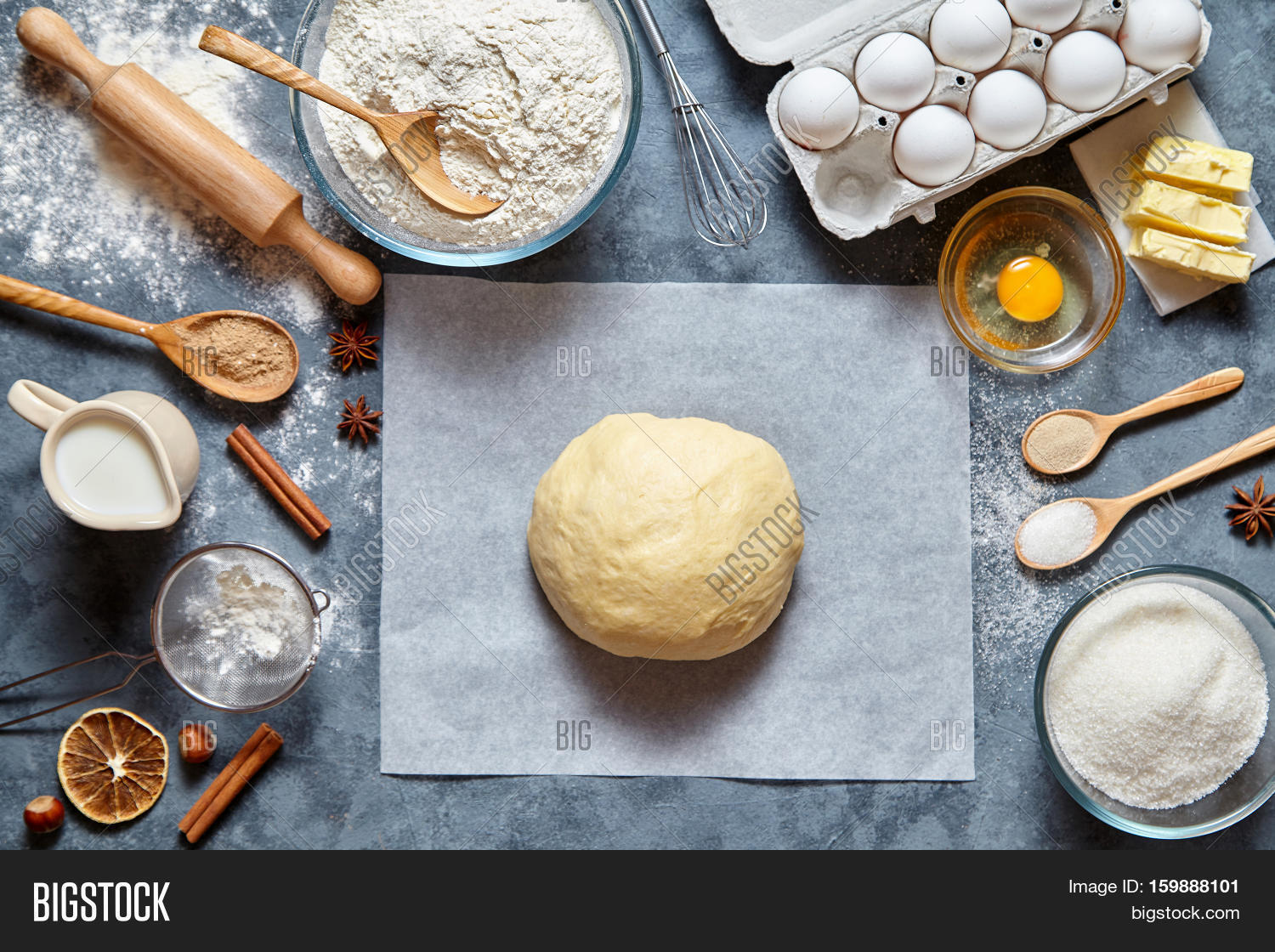 Dough Mixing Recipe Image & Photo (Free Trial) | Bigstock