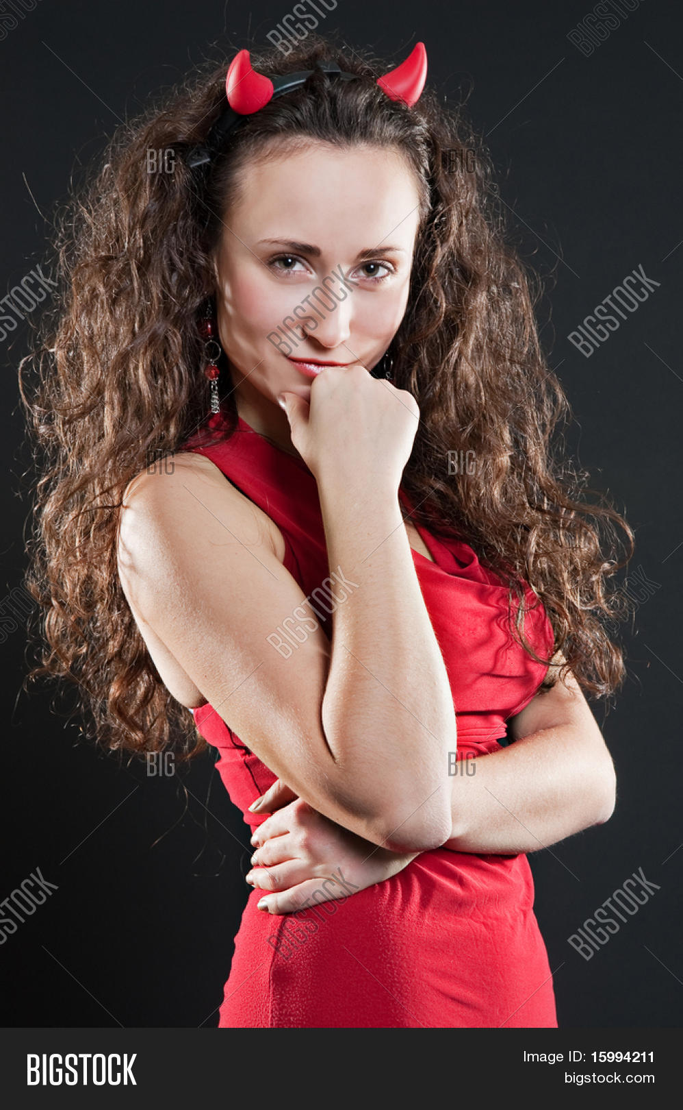 Sexy Devil Thinking Image & Photo (Free Trial) | Bigstock