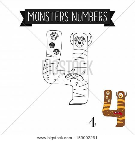 Coloring Page Vector & Photo (Free Trial) | Bigstock