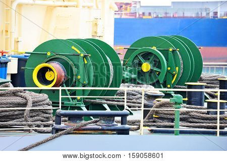 Mooring Winch Hawser Image & Photo (Free Trial) | Bigstock