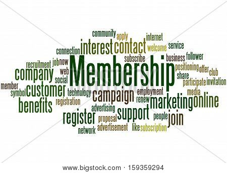 Membership, Word Cloud Image & Photo (Free Trial) | Bigstock
