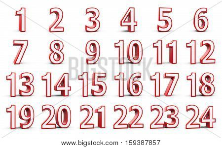 Red Number 16