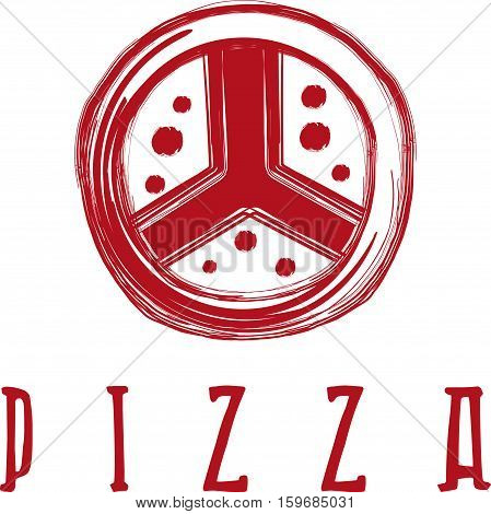 Pizza Peace Symbol Vector & Photo (Free Trial) | Bigstock