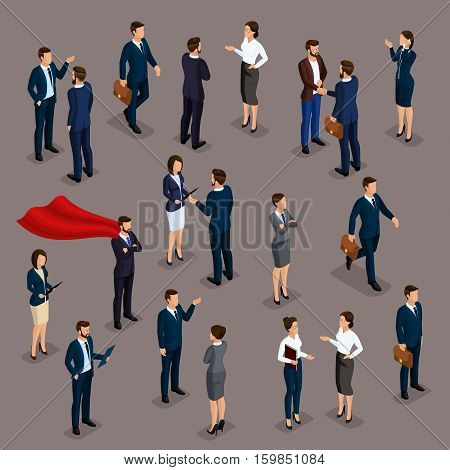 People Isometric 3D Vector & Photo (Free Trial) | Bigstock