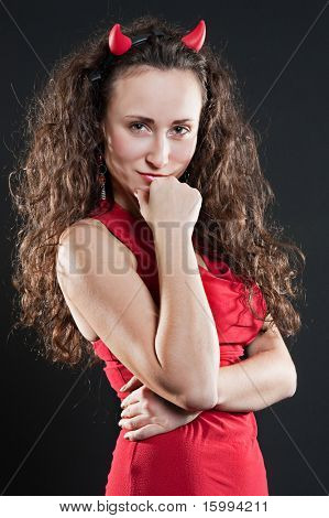 Sexy Devil Thinking Image & Photo (Free Trial) | Bigstock