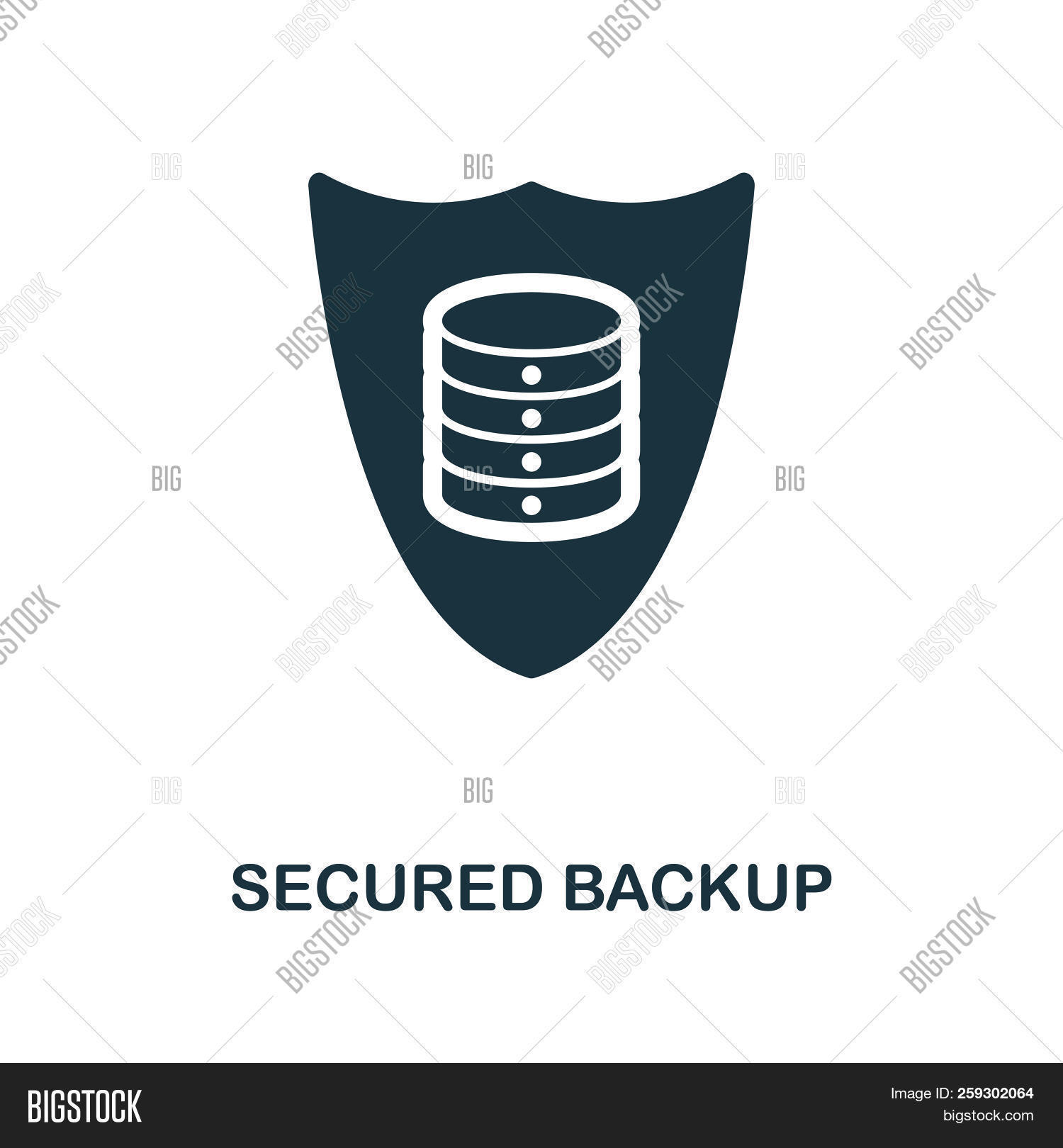 Secured Backup Icon. Image & Photo (Free Trial) | Bigstock