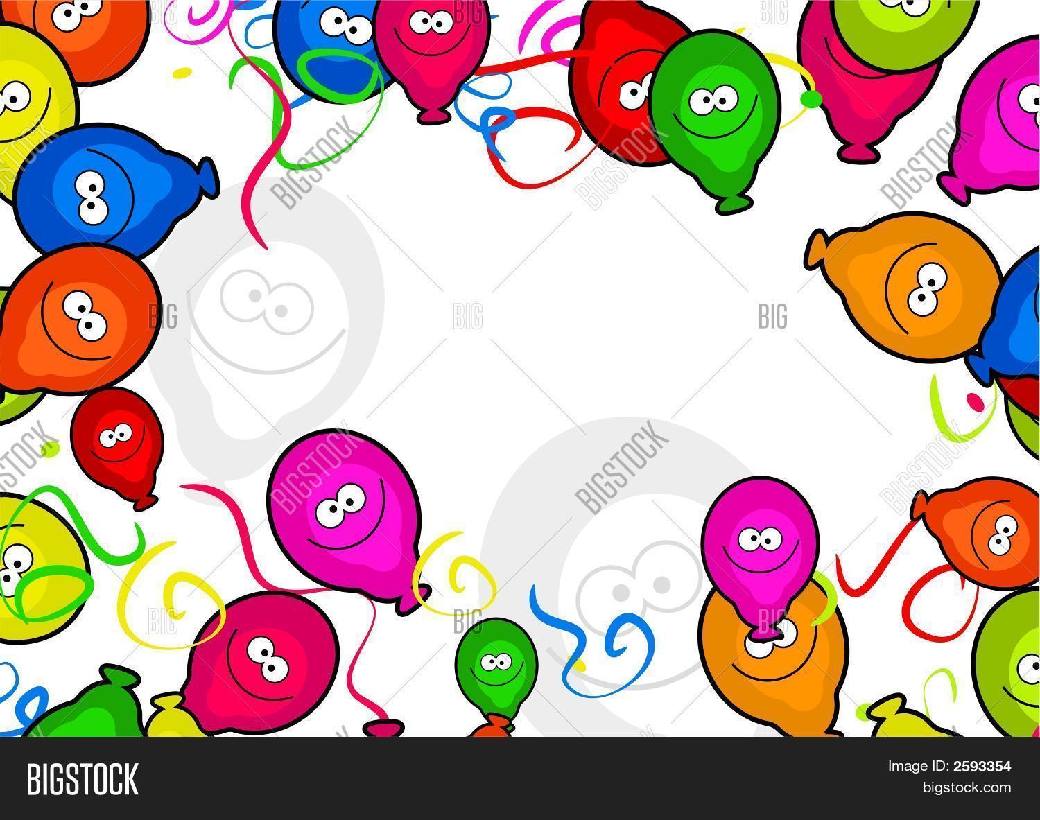 Balloon Border Image & Photo (Free Trial) | Bigstock