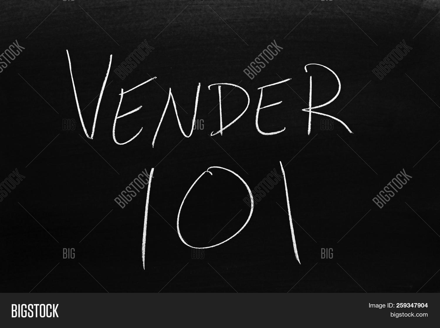 Words Vender 101 On Image & Photo (Free Trial) | Bigstock
